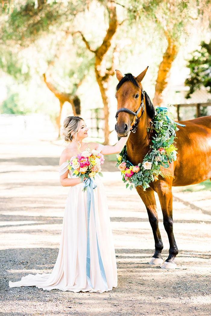 Colorful Preppy Portraits for the Equestrian Bride - Hey Wedding Lady