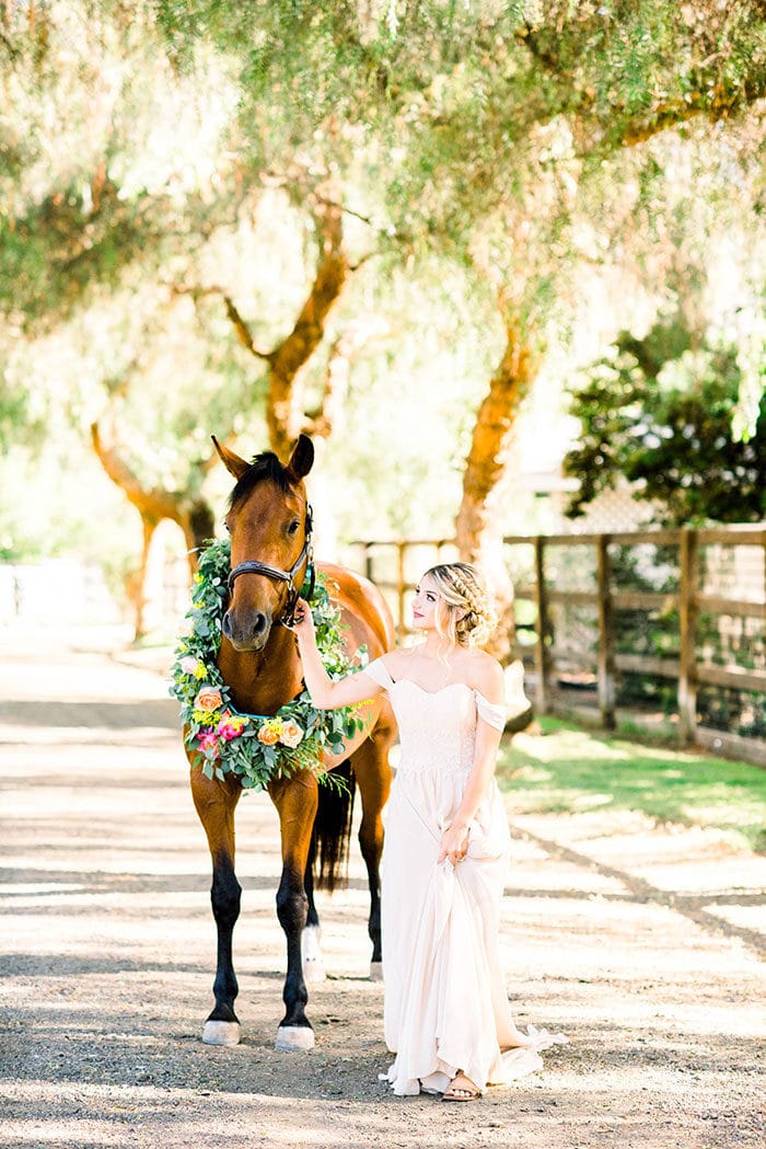 Colorful Preppy Portraits for the Equestrian Bride - Hey Wedding Lady