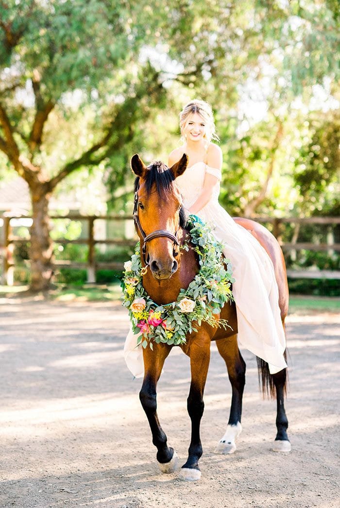 Colorful Preppy Portraits for the Equestrian Bride - Hey Wedding Lady