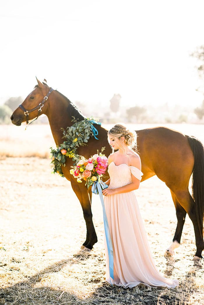 Colorful Preppy Portraits for the Equestrian Bride - Hey Wedding Lady