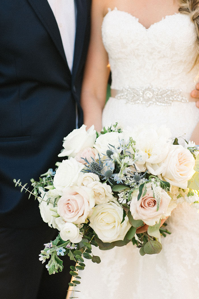 Country Elegance Barn Wedding in French Blue and White - Hey Wedding Lady
