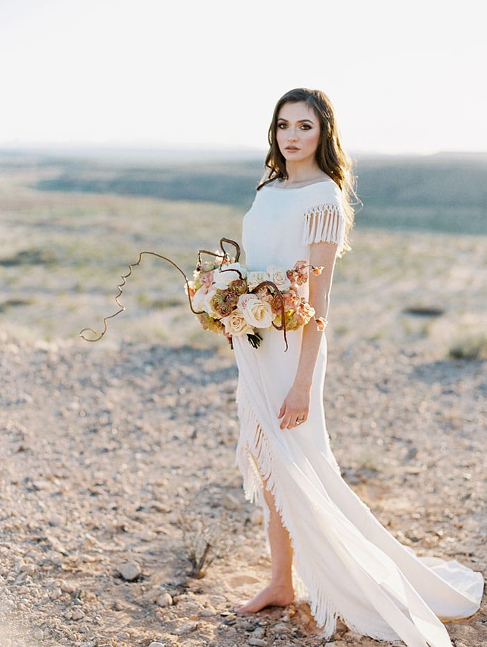 Modern Boho Adventure Elopement in the Nevada Desert - Hey Wedding Lady