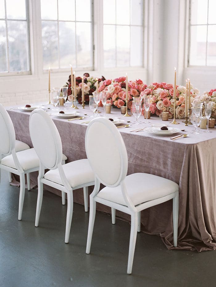 A Modern Luxe Color Scheme Meets Vintage Romance - Hey Wedding Lady