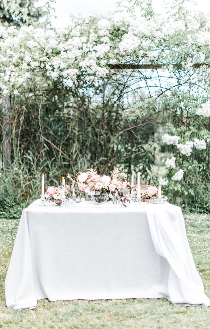 Dreamy Lakeside Wedding in Rose Gold and Blush - Hey Wedding Lady