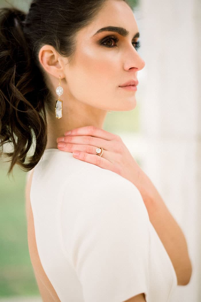 Modern Chic Elopement with High Fashion Style - Hey Wedding Lady