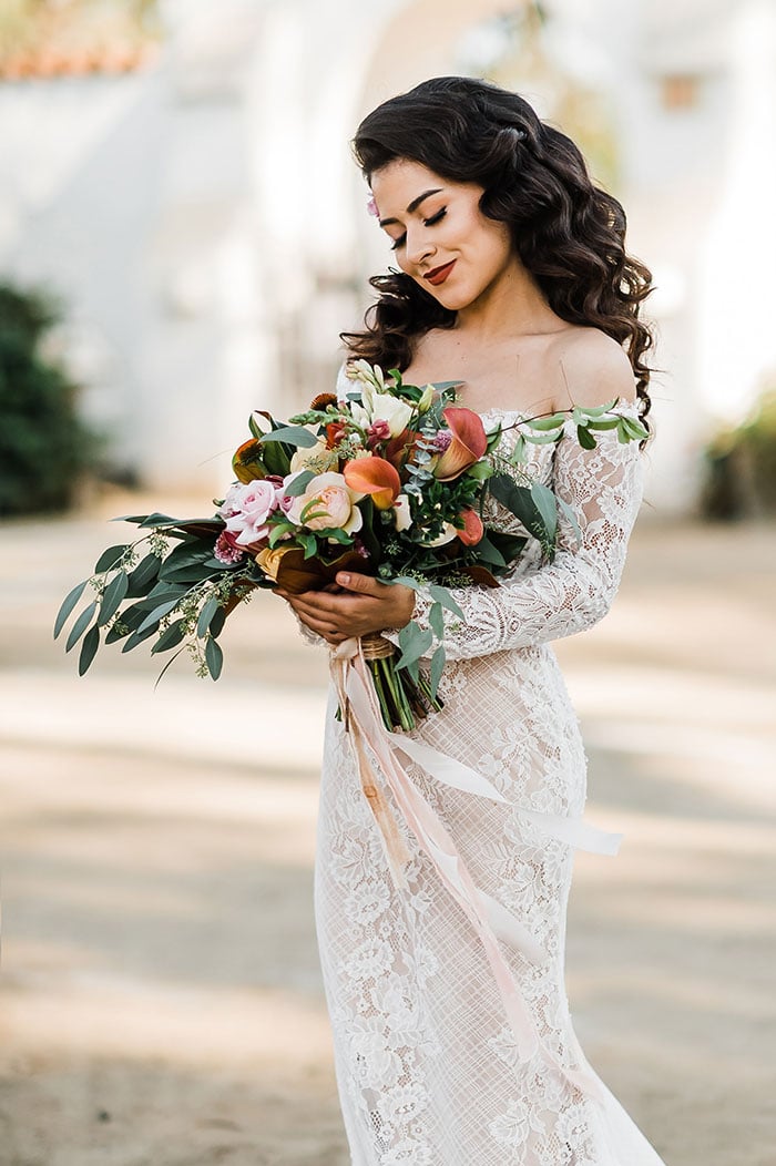 Southern California Spanish Wedding Style with Boho Flair - Hey Wedding ...