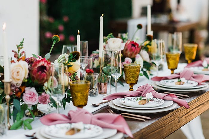 Southern California Spanish Wedding Style with Boho Flair - Hey Wedding ...