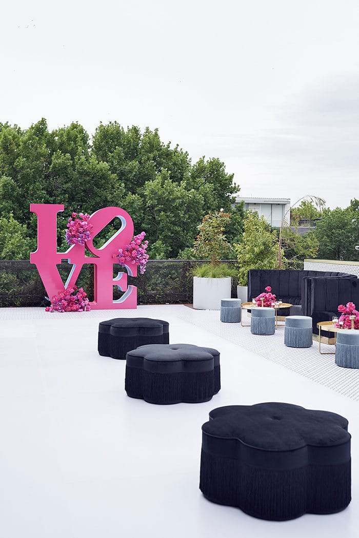 Styling a Modern Glam Engagement Party - Hey Wedding Lady