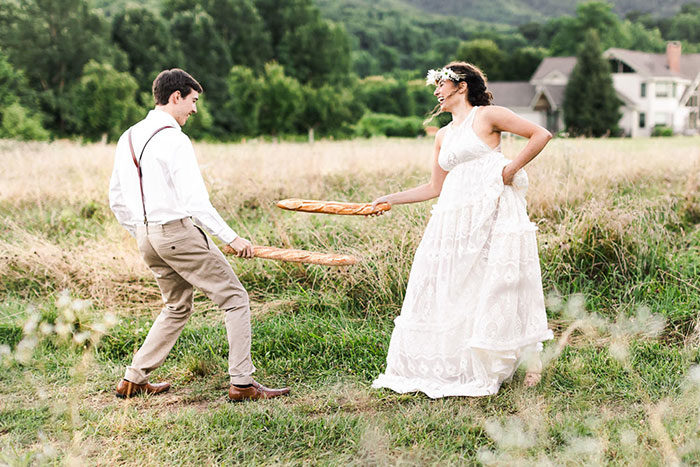 Rustic Farmhouse Wedding Inspired by a Field of Wheat - Hey Wedding Lady