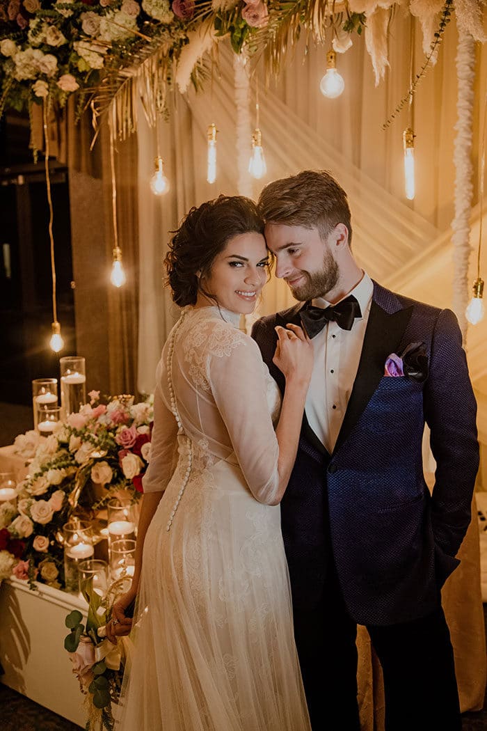 Colorful Romance Meets Modern Chic for Stylish Wedding Inspiration ...