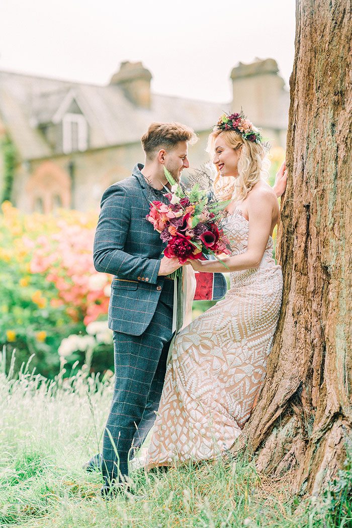 Countryside Fall Wedding with Bohemian Glam Style - Hey Wedding Lady
