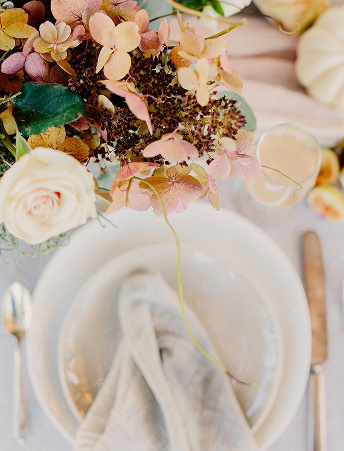 Modern Pastel Wedding Inspiration with Frosted Fall Colors inspired by ...