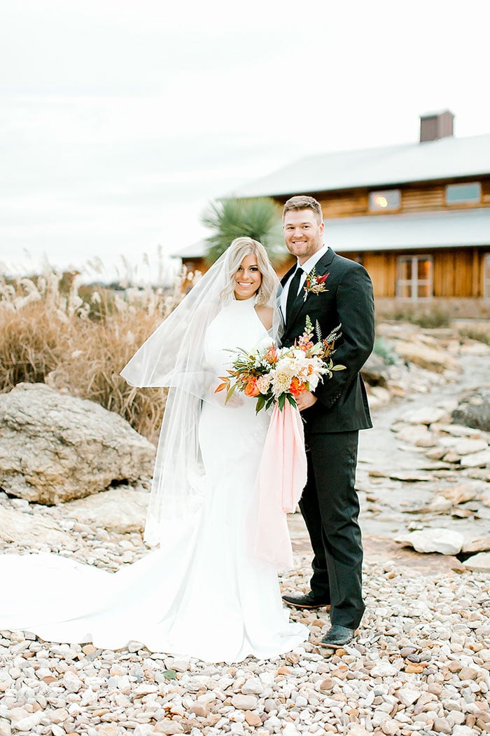 A Sunset Ceremony with Rustic Chic Decor - Hey Wedding Lady