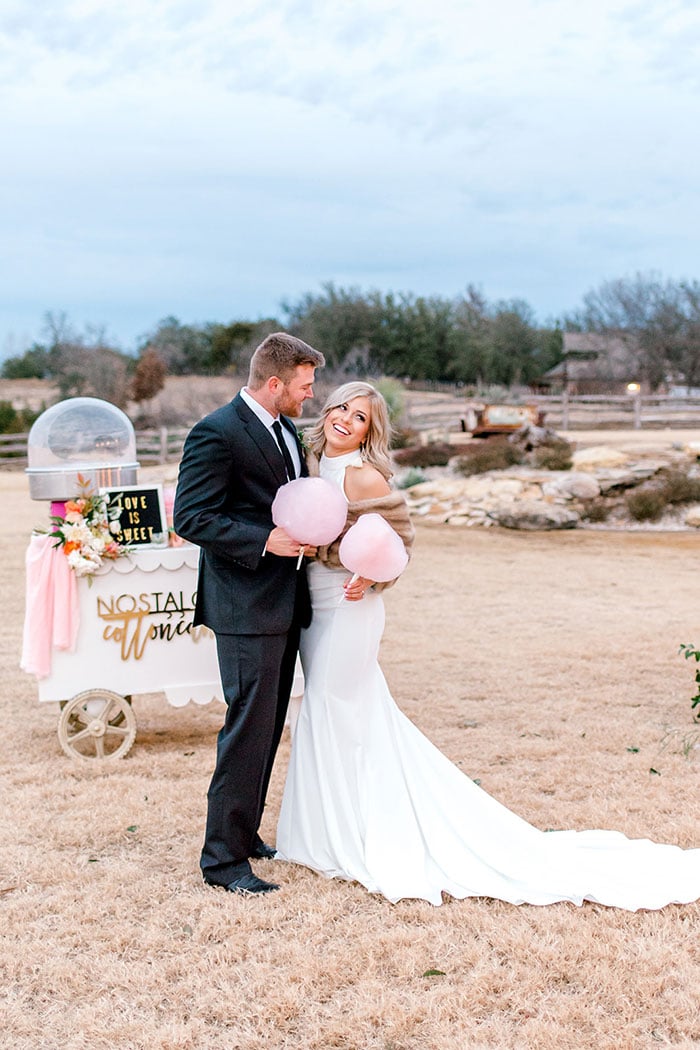 A Sunset Ceremony with Rustic Chic Decor | Hey Wedding Lady