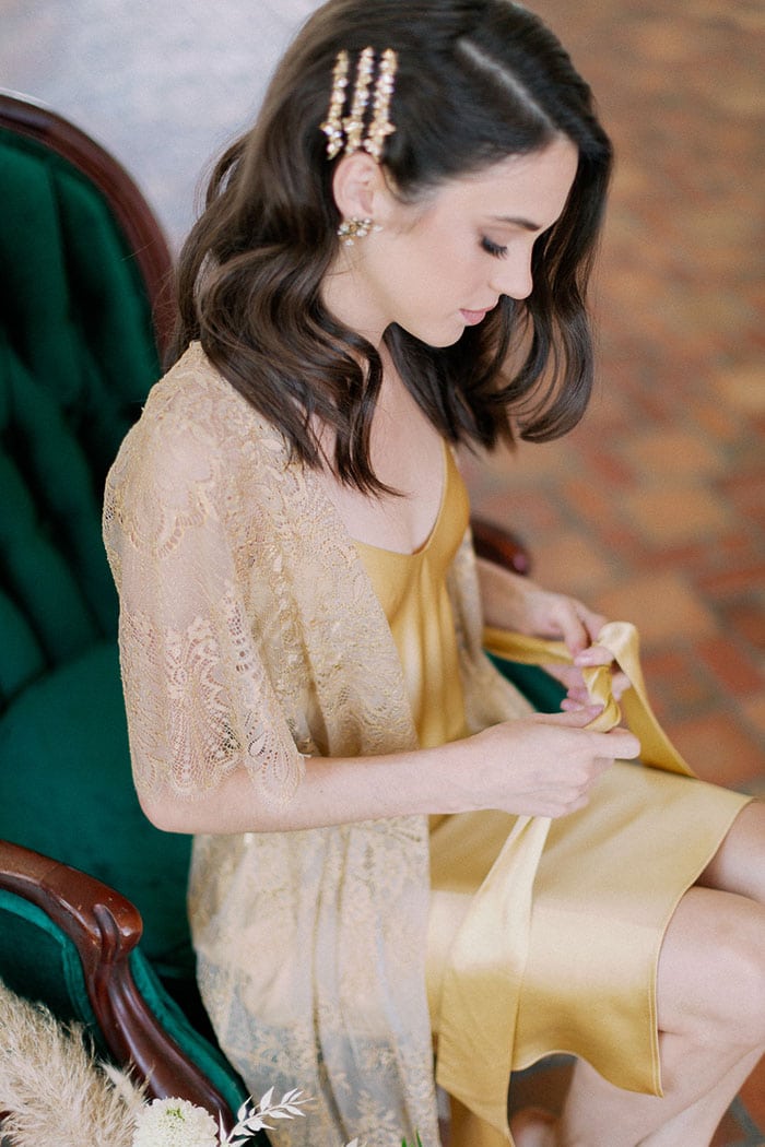 Emerald, Gold, and Diamond Patterns for a Modern Monogram-Filled Estate ...