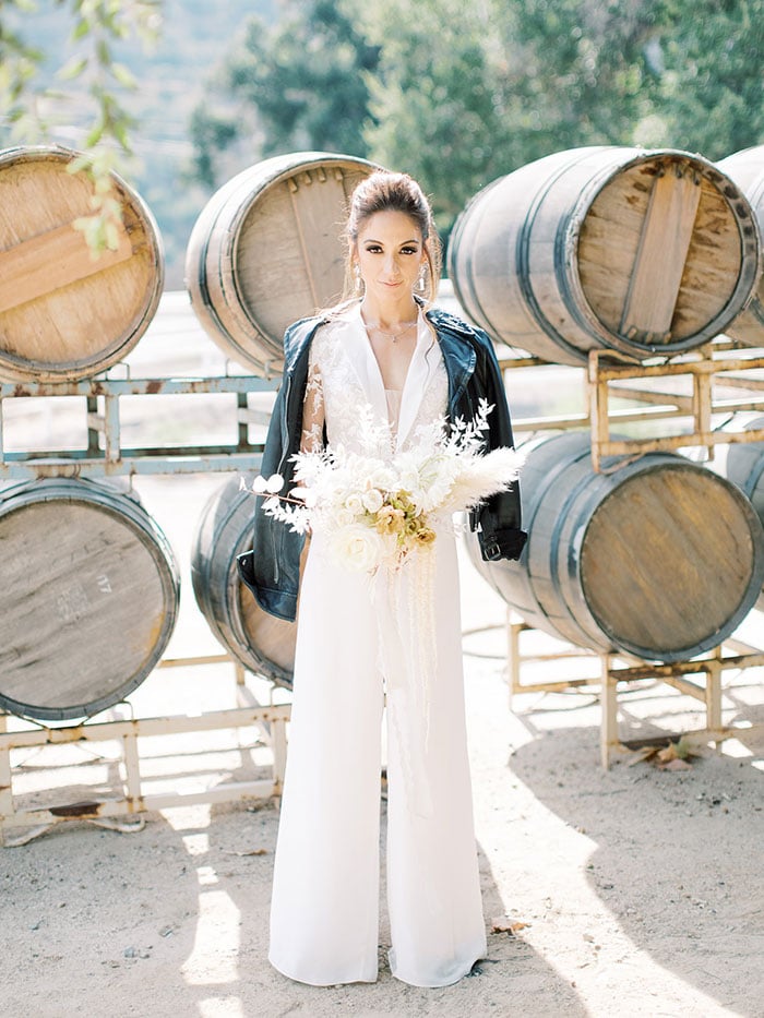 Inspiration for a Rocker Chic Bride with the Perfect Edge of Pretty ...