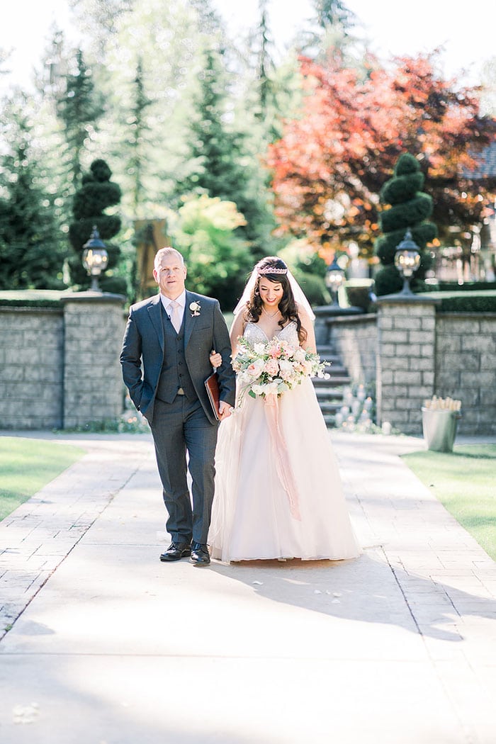 A Disney Princess Meets Star Wars Wedding Day in Mint and Blush - Hey ...