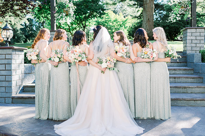 A Disney Princess Meets Star Wars Wedding Day in Mint and Blush - Hey ...