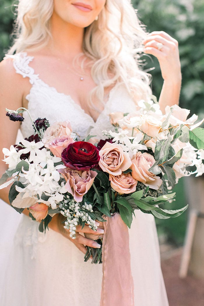 The Bride and Groom Wore Flowers for their Bespoke Vegas Wedding - Hey ...