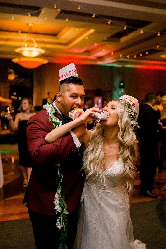 The Bride and Groom Wore Flowers for their Bespoke Vegas Wedding - Hey ...