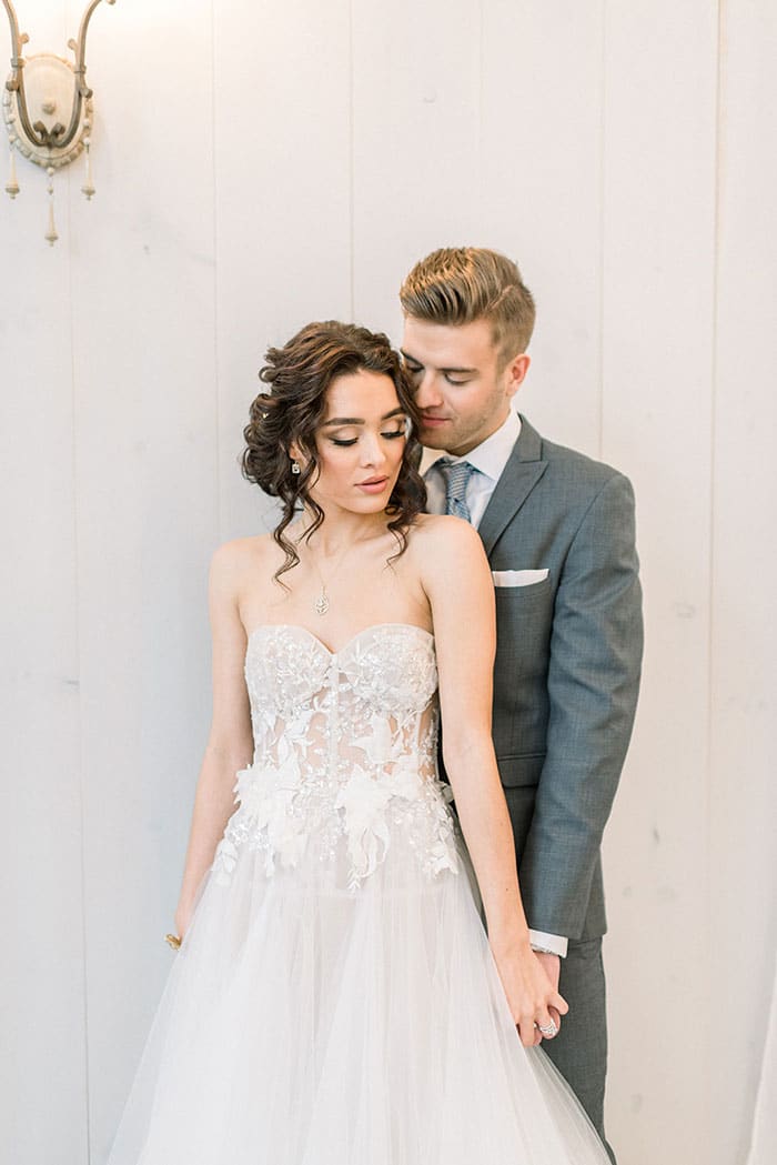 Modern French Country Wedding with Vintage Mirror Ceremony Decor | Hey ...