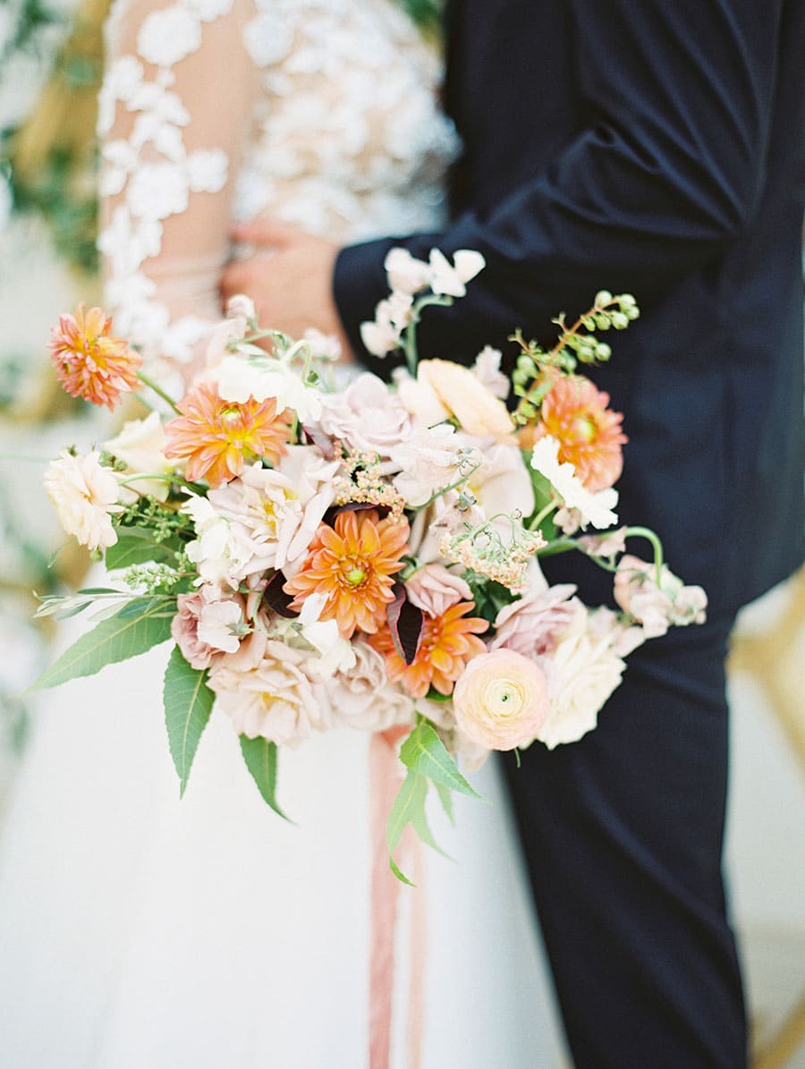 Colorful Summer Flowers add Rustic Charm to a Mansion Wedding | Hey ...