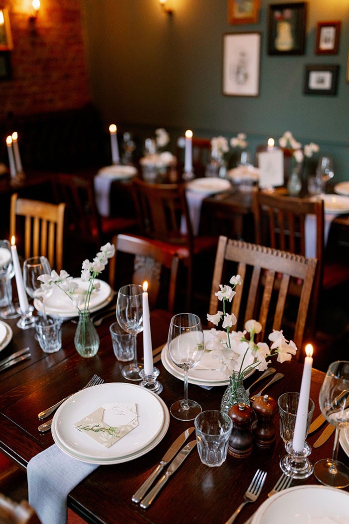 Cozy London Pub Wedding Design Ideas - Hey Wedding Lady