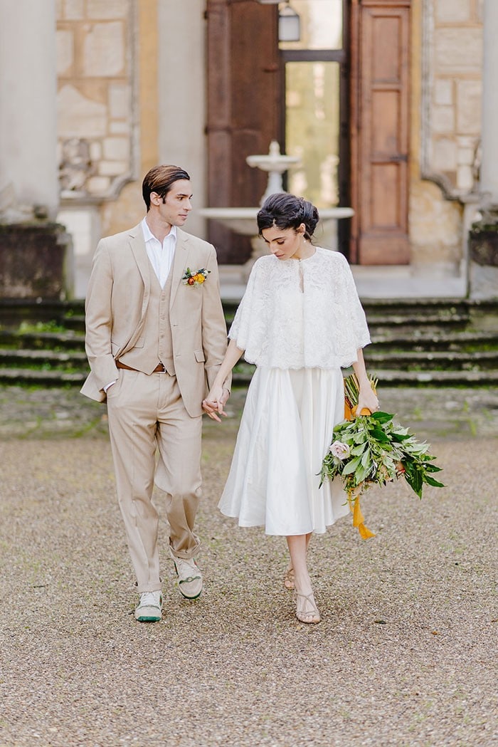 Fall Garden Wedding in a Hidden Italian Villa | Hey Wedding Lady