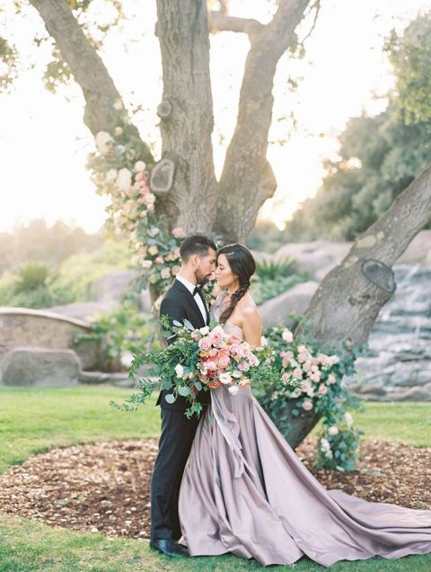 A Floral Wedding Tree and Unique Color Ideas - Hey Wedding Lady