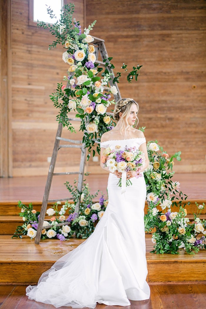 Summer Orchard Fruit and Flowers for a Rustic Cathedral Wedding - Hey ...