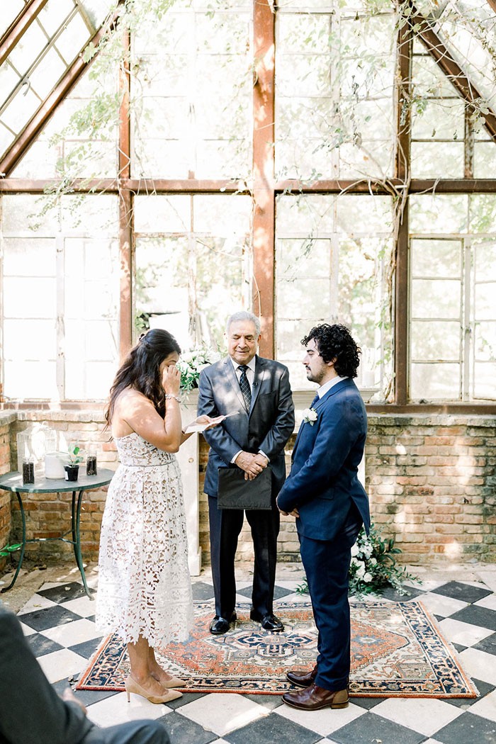 This couple rocked their Courthouse Wedding Outfits at a Vintage ...