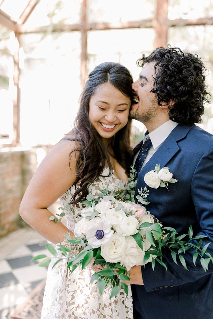 This couple rocked their Courthouse Wedding Outfits at a Vintage ...