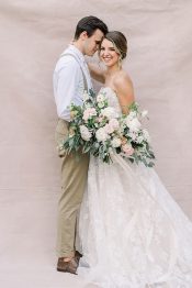 Dreamy Spring Elopement under a Floral Tree Ceremony Arch - Hey Wedding ...