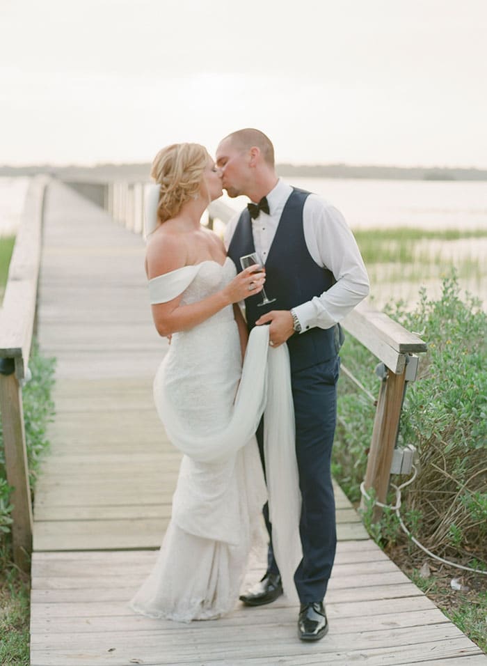 Coastal Blue and White for a Waterfront Wedding with Watercolor Details ...