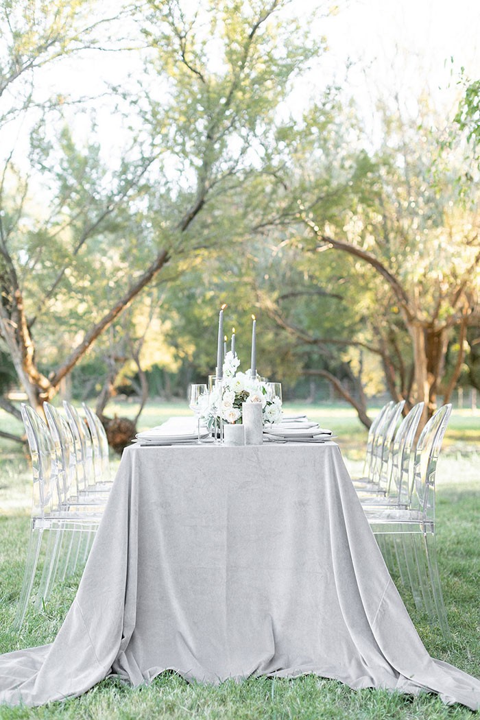 Gorgeous Gray Wedding Ideas Blend Modern Style and Organic Details ...