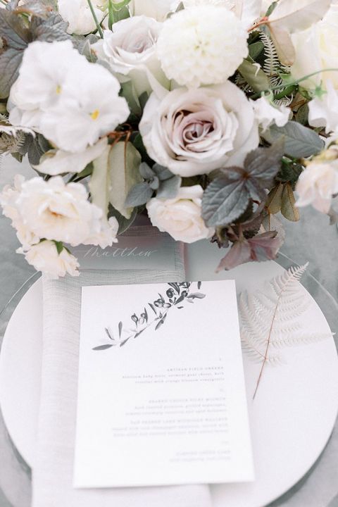 Gorgeous Gray Wedding Ideas Blend Modern Style and Organic Details ...