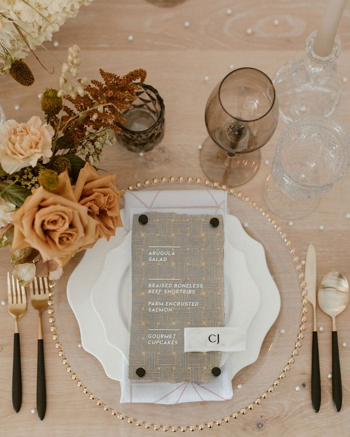 How to add Creative Patterned Details to a Chic Wedding Day - Hey ...