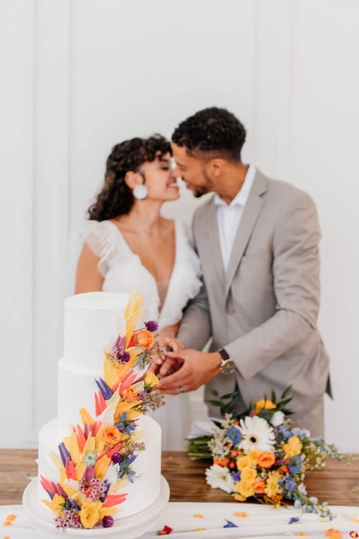 Colorful Disco Wedding Day Details with Mirror Ball Vibes - Hey Wedding ...