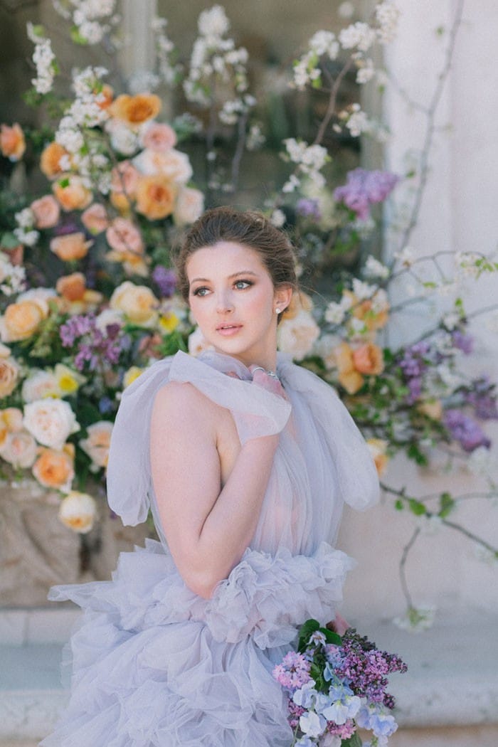 A Purple Wedding Dress makes Fairy Tale Event Design Dreams Come True ...